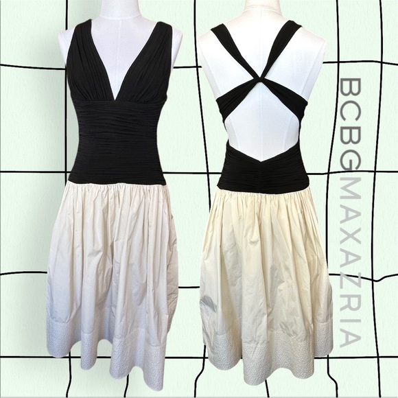 BCBGMaxAzria | Dresses | Bcbg Formal Twotone Dress | Poshmark